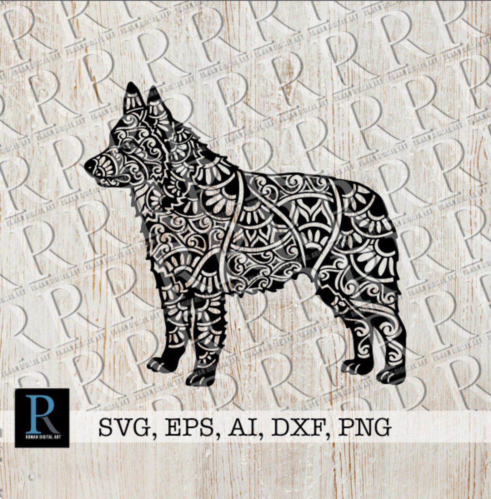 Zentangle Schipperke SVG Mandala Schipperke SVG Schipperke | Etsy