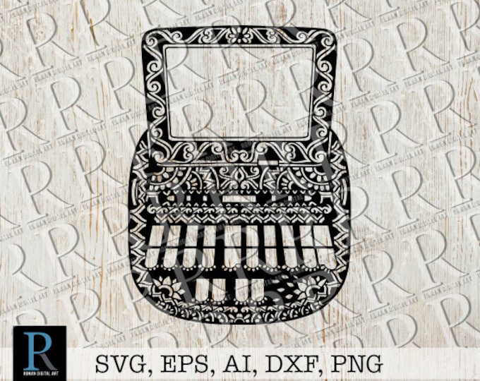Mandala Stenograph SVG File: Zentangle Steno Machine (single Layer) - Etsy