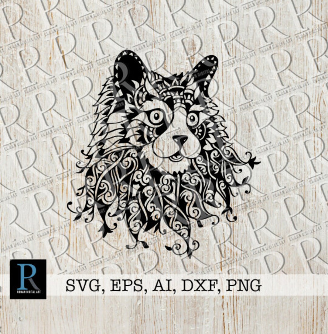 Zentangle Cat SVG, Mandala Cat SVG, Cat Clipart, Mandala Printable ...