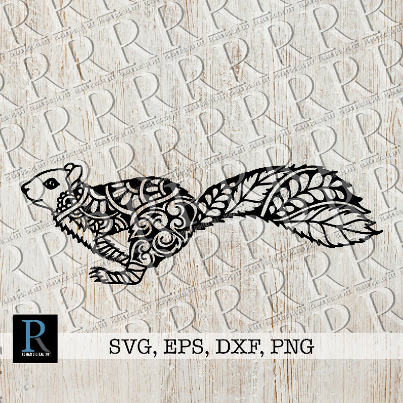 Squirrel Svg - Etsy