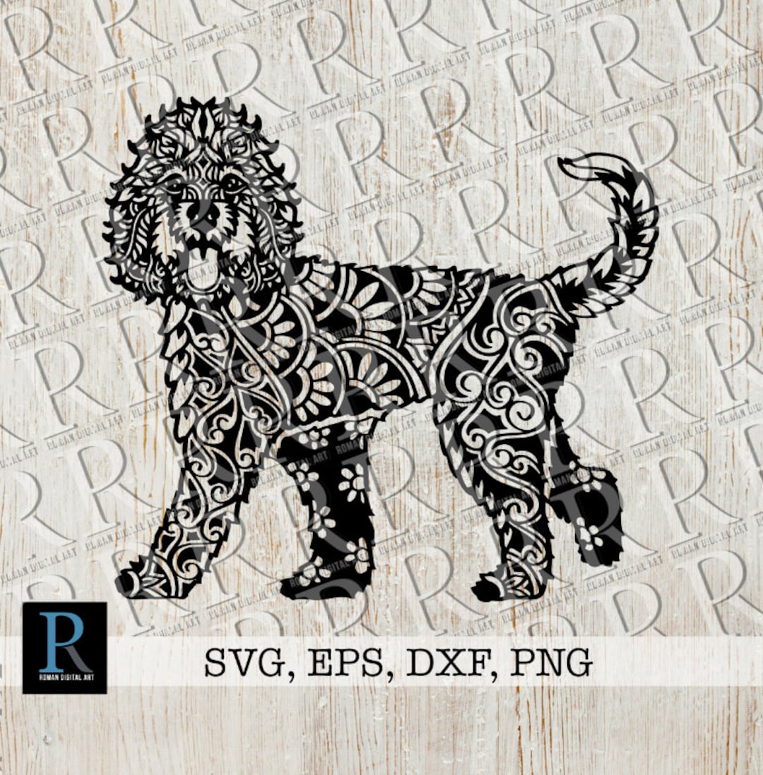 Golden Doodle Dog SVG File, Goldendoodle Cut File, Dog SVG Cut File ...