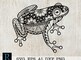 Zentangle Frog SVG Mandala Frog SVG Frog for Cricut - Etsy Canada