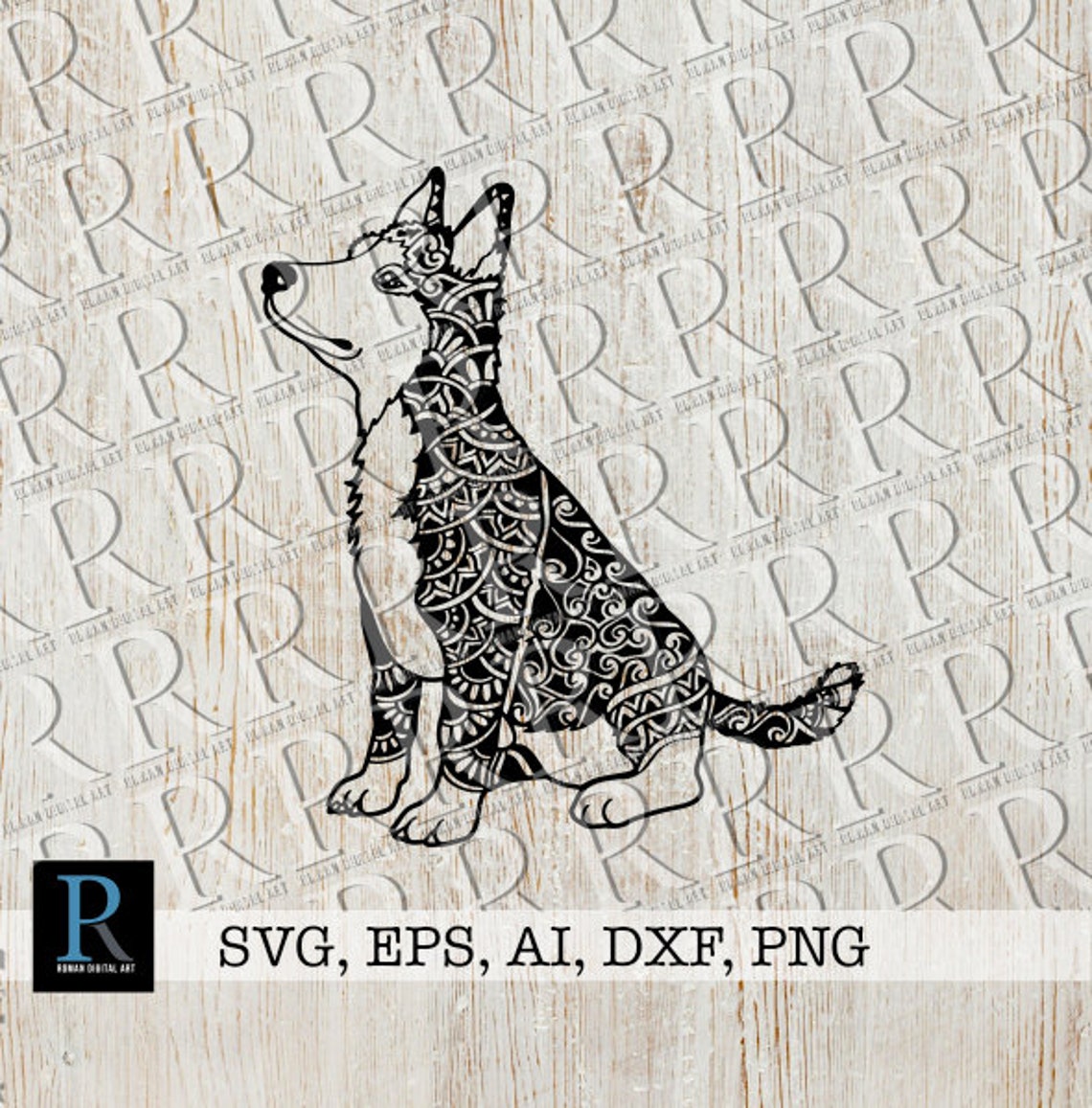 Siberian Husky SVG Husky Puppy SVG Mandala Husky SVG - Etsy