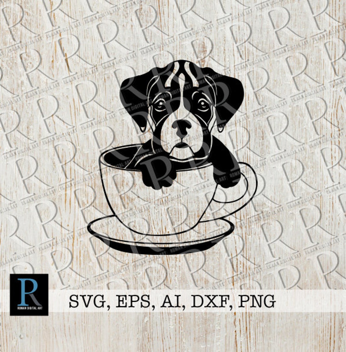 Boxer Dog SVG Boxer Dog Cut File Boxer Dog Cricut Boxer Dog - Etsy