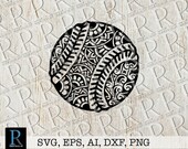 Zentangle Baseball Ball SVG Cut File Mandala Baseball SVG - Etsy