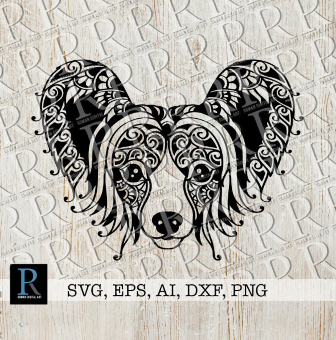 Chinese Crested Dog SVG Zentangle Chinese Crested Dog SVG | Etsy