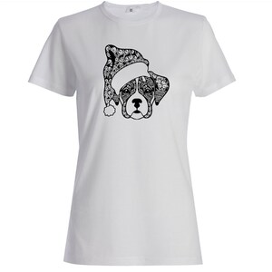 Boxer Dog SVG, Boxer SVG File, Christmas Boxer SVG, Boxer Santa Svg ...