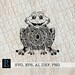 Frog SVG File Zentangle Frog SVG Mandala Frog SVG Frog Cut | Etsy
