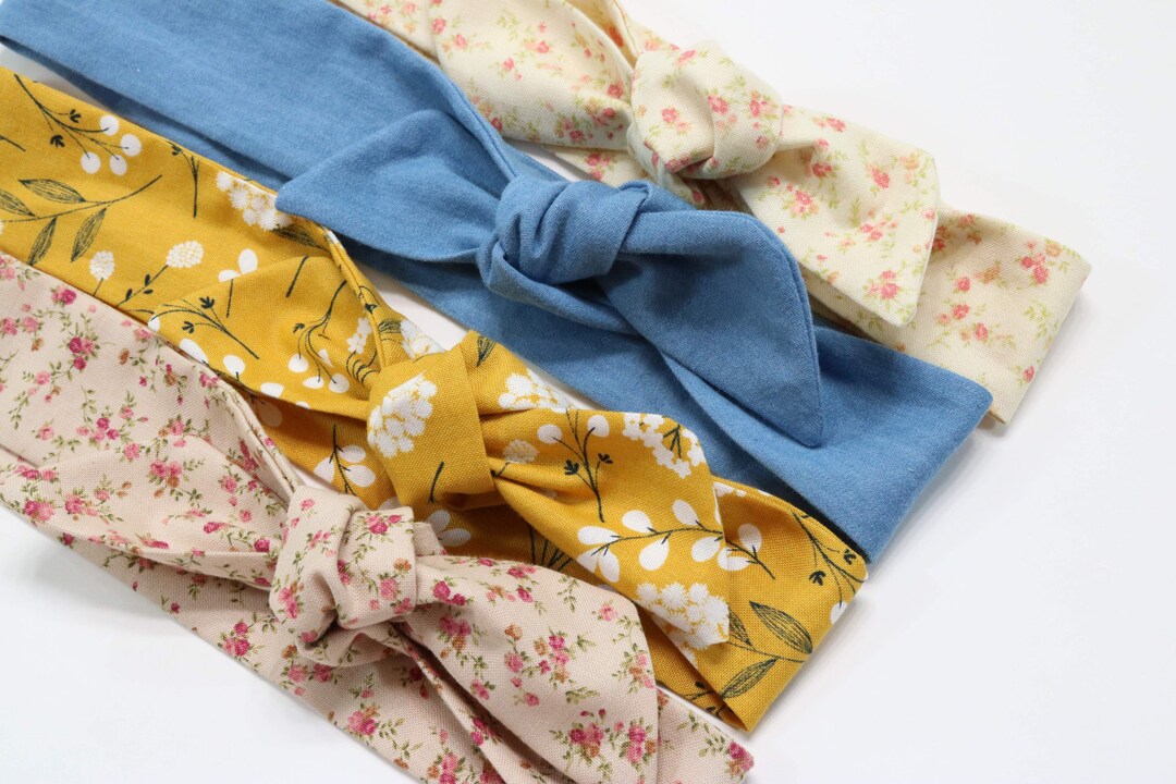 Hair Scarf / Long Tail Scarf / Head Scarf / Knot Headband / Hair Tie ...