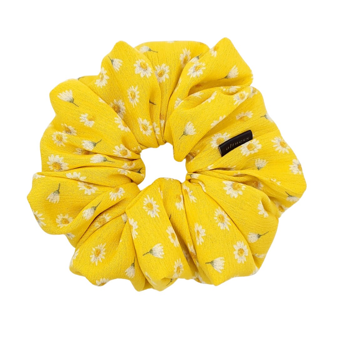 Daisy Days Oversized Scrunchie, Jumbo Scrunchie, Hair Scrunchie, Large ...
