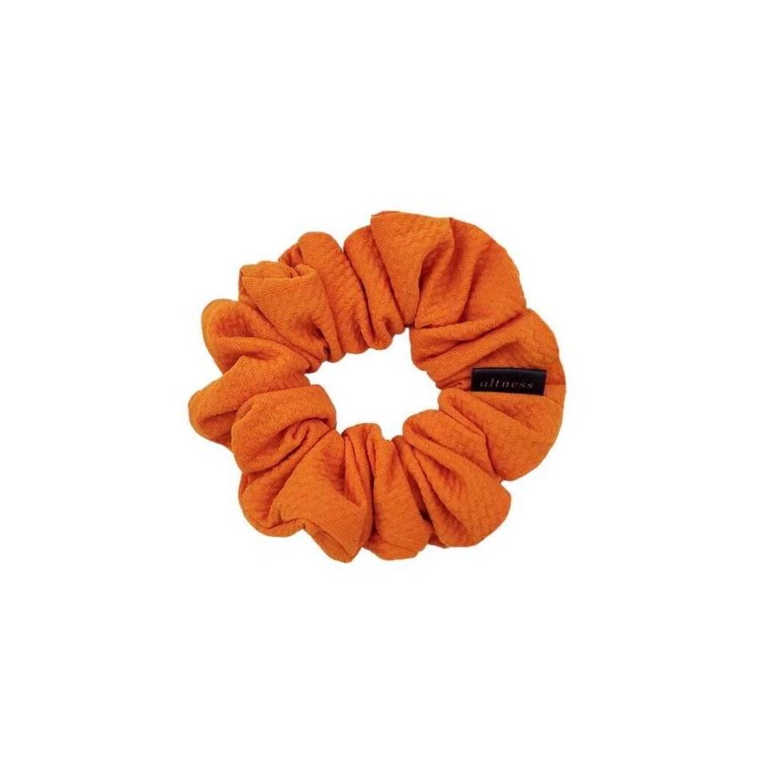 Orange Mini Scrunchie, Soft Scrunchie, Hair Tie, Hair Bun Scrunchie, - Etsy