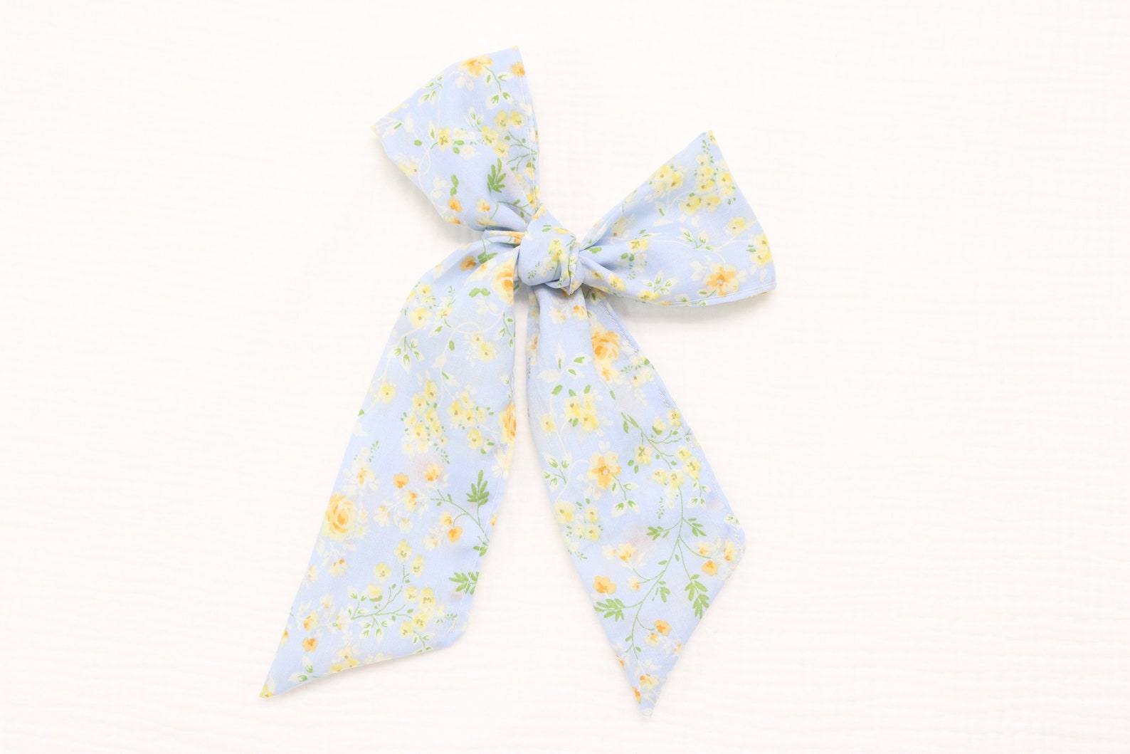 Long Tail Scarf Floral Hair Scarf Head Scarf Chiffon - Etsy