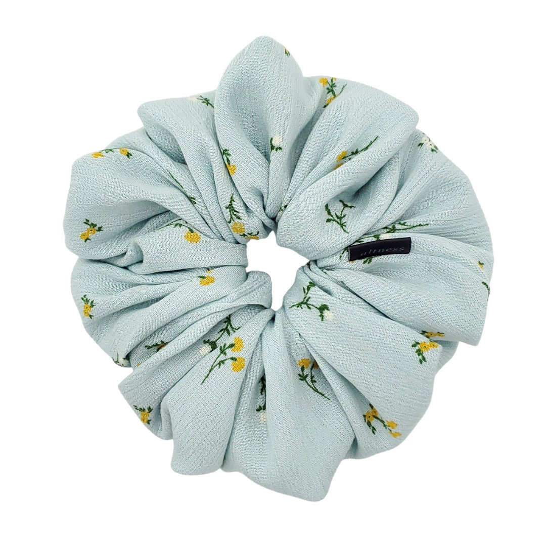 Spring Sky Oversized Scrunchie, Jumbo Scrunchie, Hair Scrunchie, Large ...