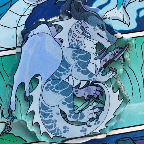 Boa and Glacier Wings of Fire WOF Acrylic Charm - Etsy