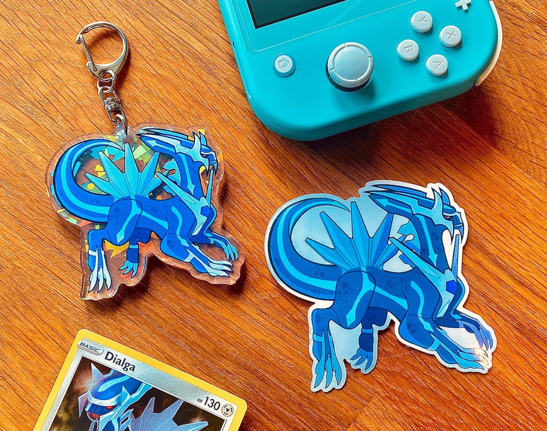 Pokemon: Dialga [CHARM + STICKER] - Etsy