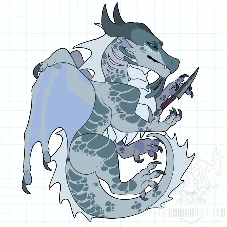 Wings of Fire: Prince Albatross CHARM - Etsy