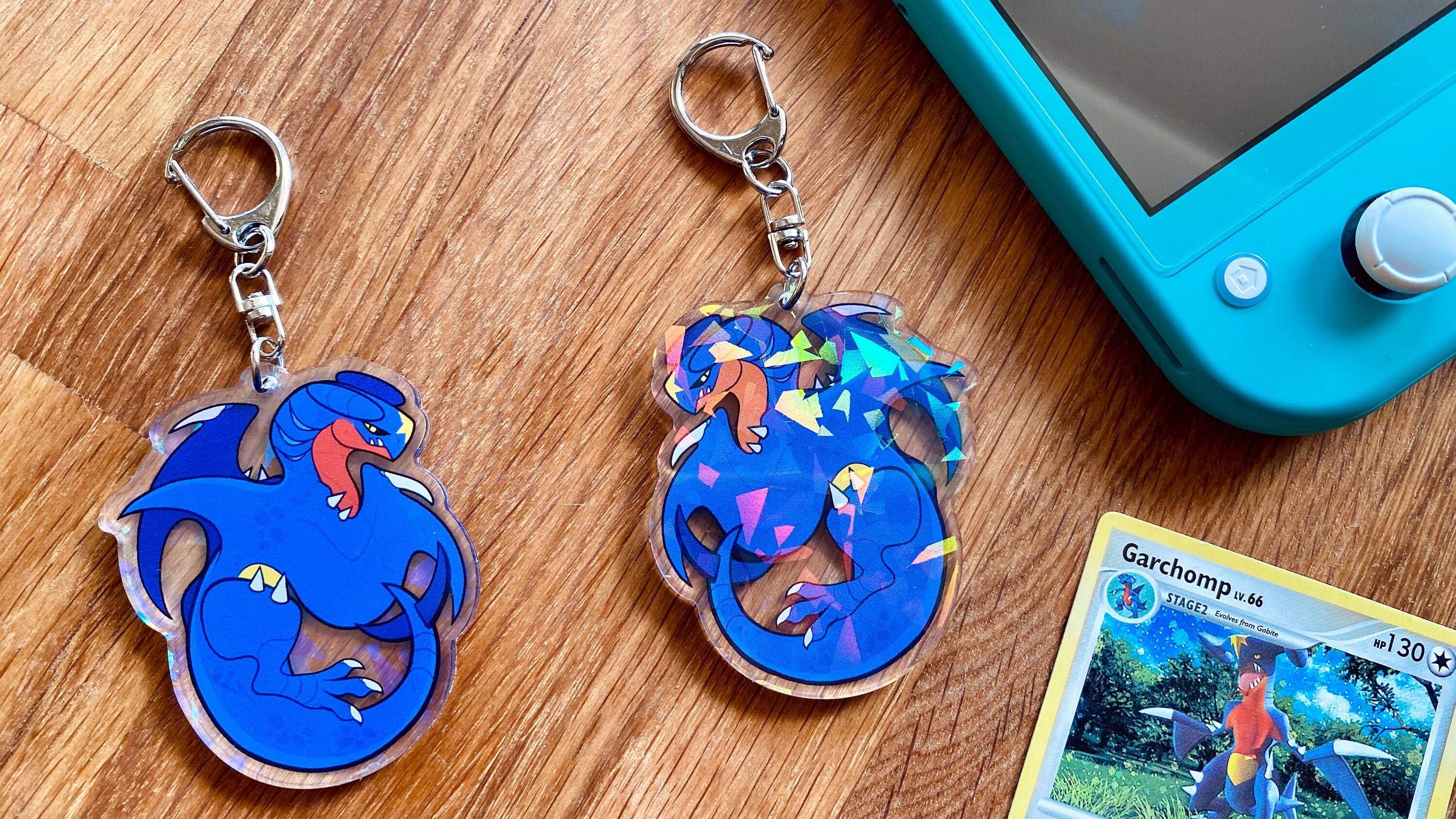 Pokemon: Garchomp [CHARM + STICKER] - Etsy