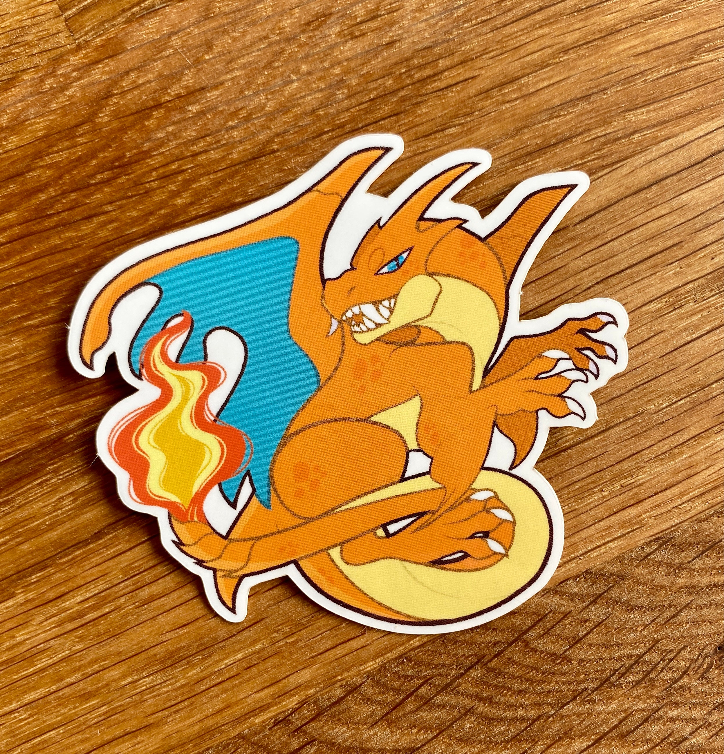Pokemon: Mega Charizard X&Y [CHARM + STICKER] - Etsy