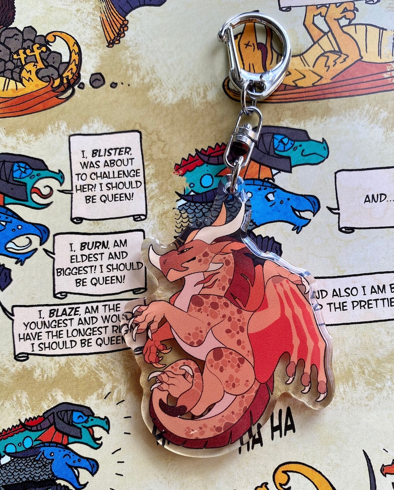 Wings of Fire: Sandwing Sisters CHARMS - Etsy