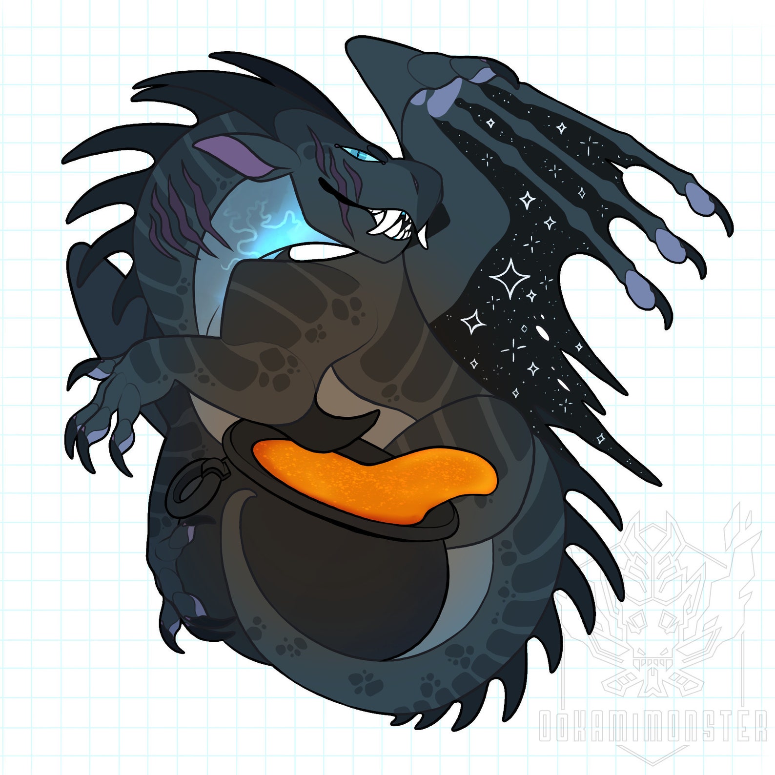 Wings of Fire: Queen Battlewinner CHARM | Etsy