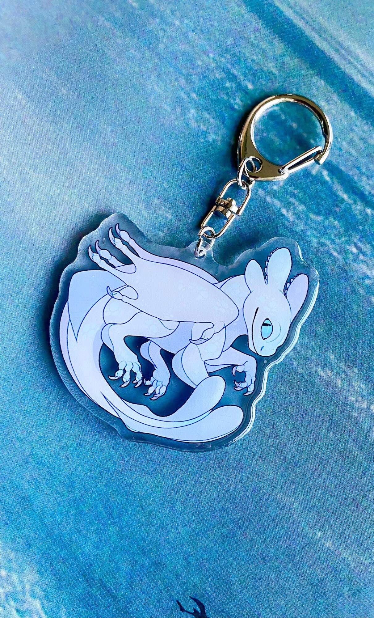 How to Train Your Dragon: Light Fury CHARM - Etsy