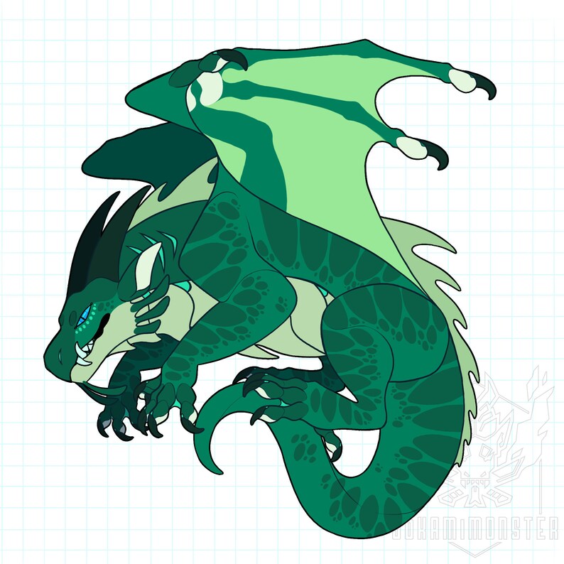 Wings of Fire: Princess Orca CHARM | Etsy