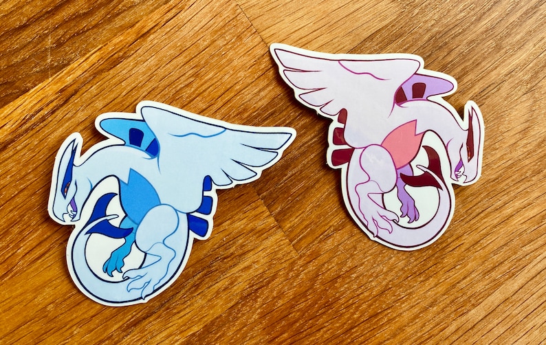 Pokemon: Lugia CHARM STICKER - Etsy
