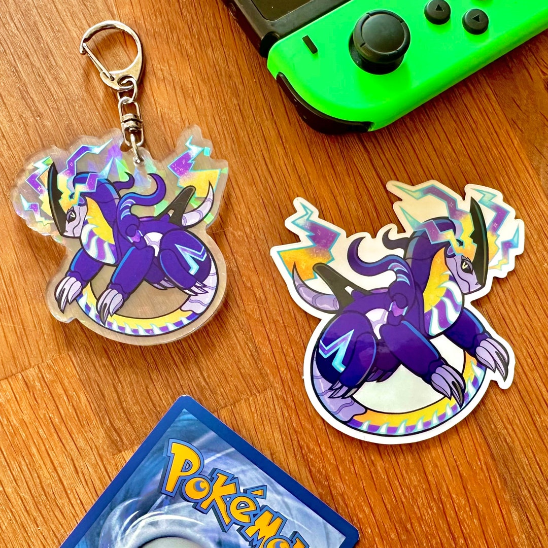 Pokemon: Miraidon [CHARM + STICKER] - Etsy