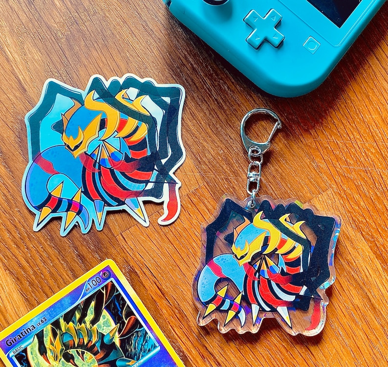 Pokemon: Giratina [CHARM + STICKER] - Etsy