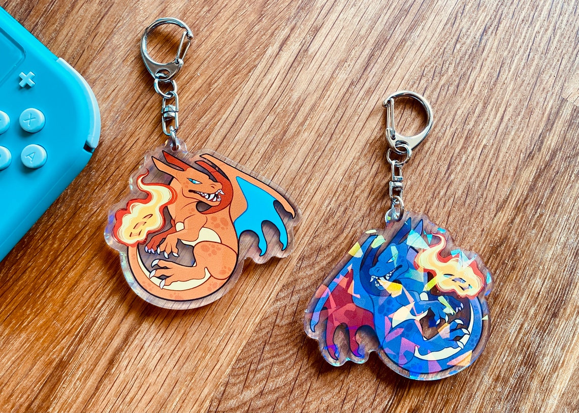 Pokemon: Charizard CHARM STICKER | Etsy