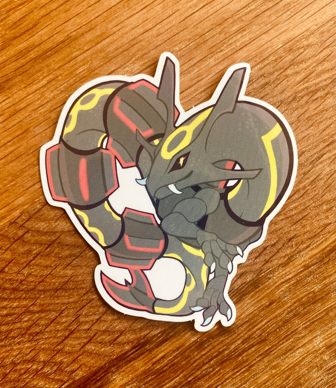 Pokemon: Rayquaza CHARM STICKER - Etsy