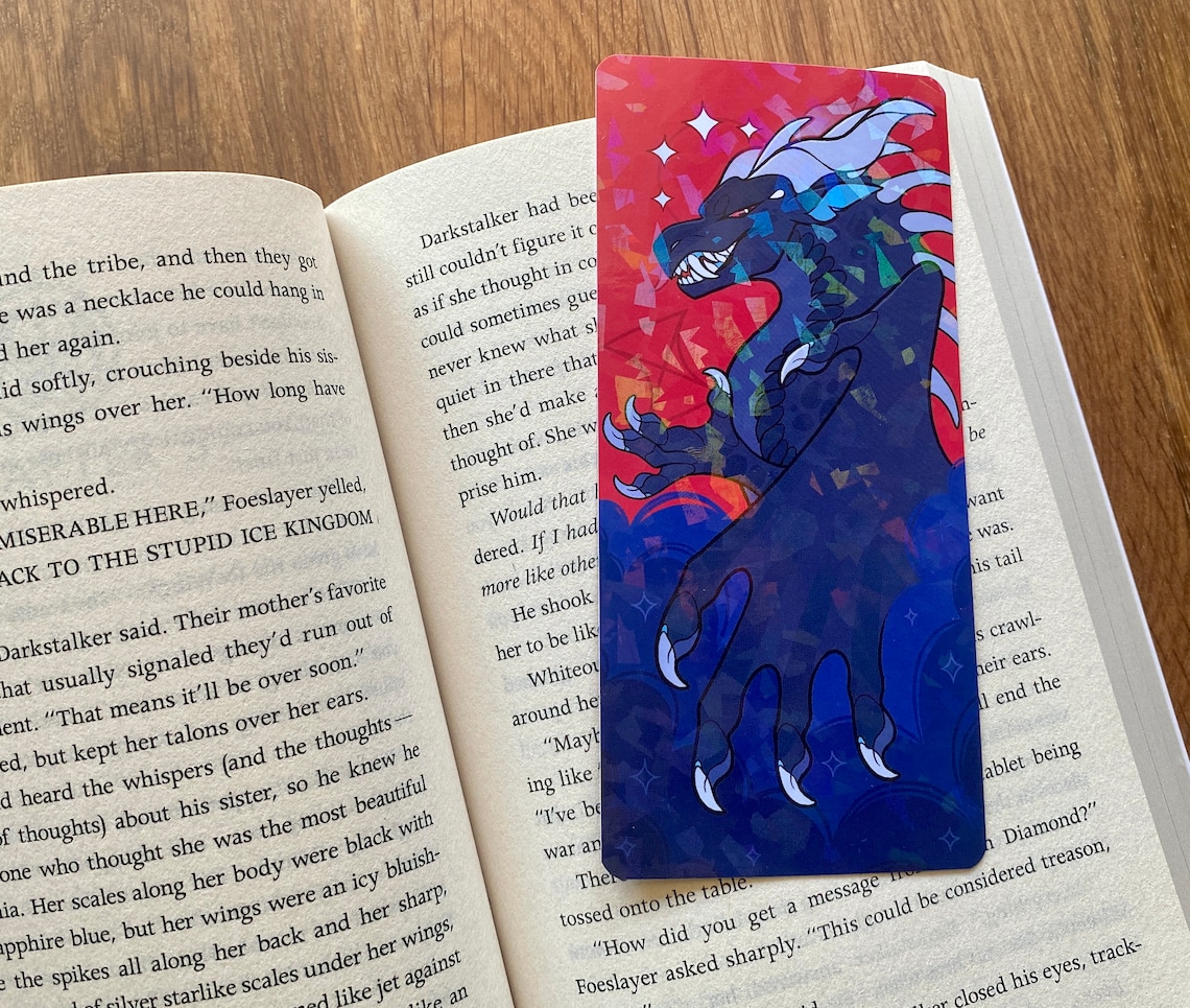 Wings of Fire: Darkstalker & Clearsight BOOKMARKS - Etsy