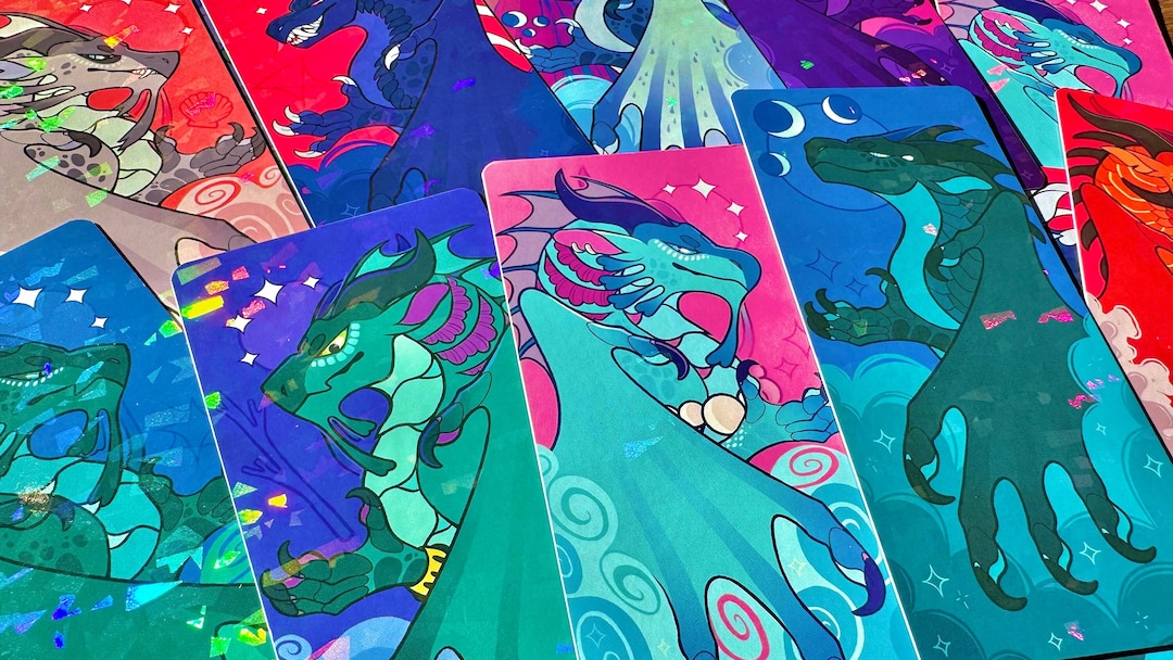 Wings of Fire: Nightwings, Seawings & Jade Winglet [BOOKMARKS] - Etsy