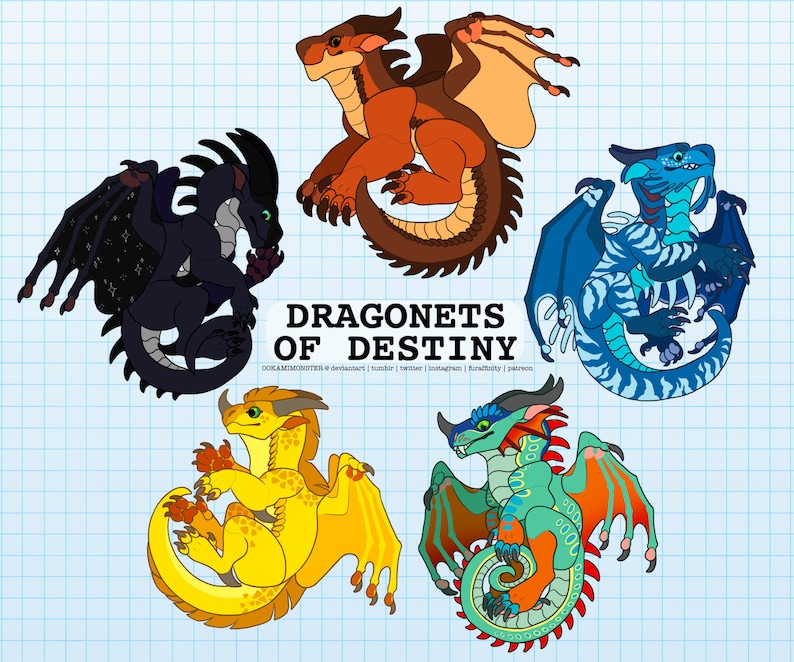 Wings of Fire: Dragonets of Destiny [CHARMS] - Etsy Australia