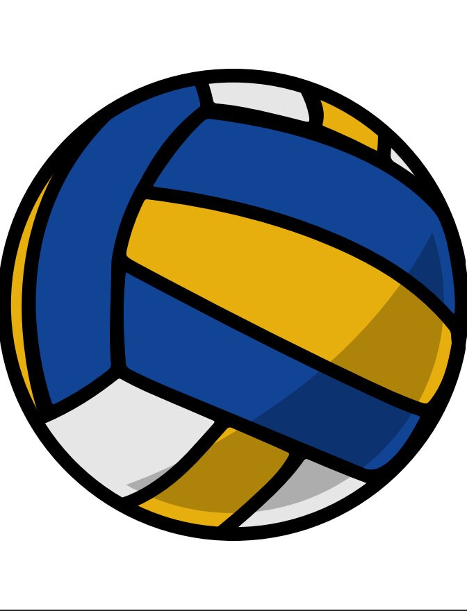 Instant Digital Volleyball Print PNG or PDF | Etsy