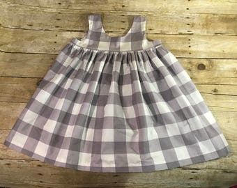 Girls plaid dress | Etsy