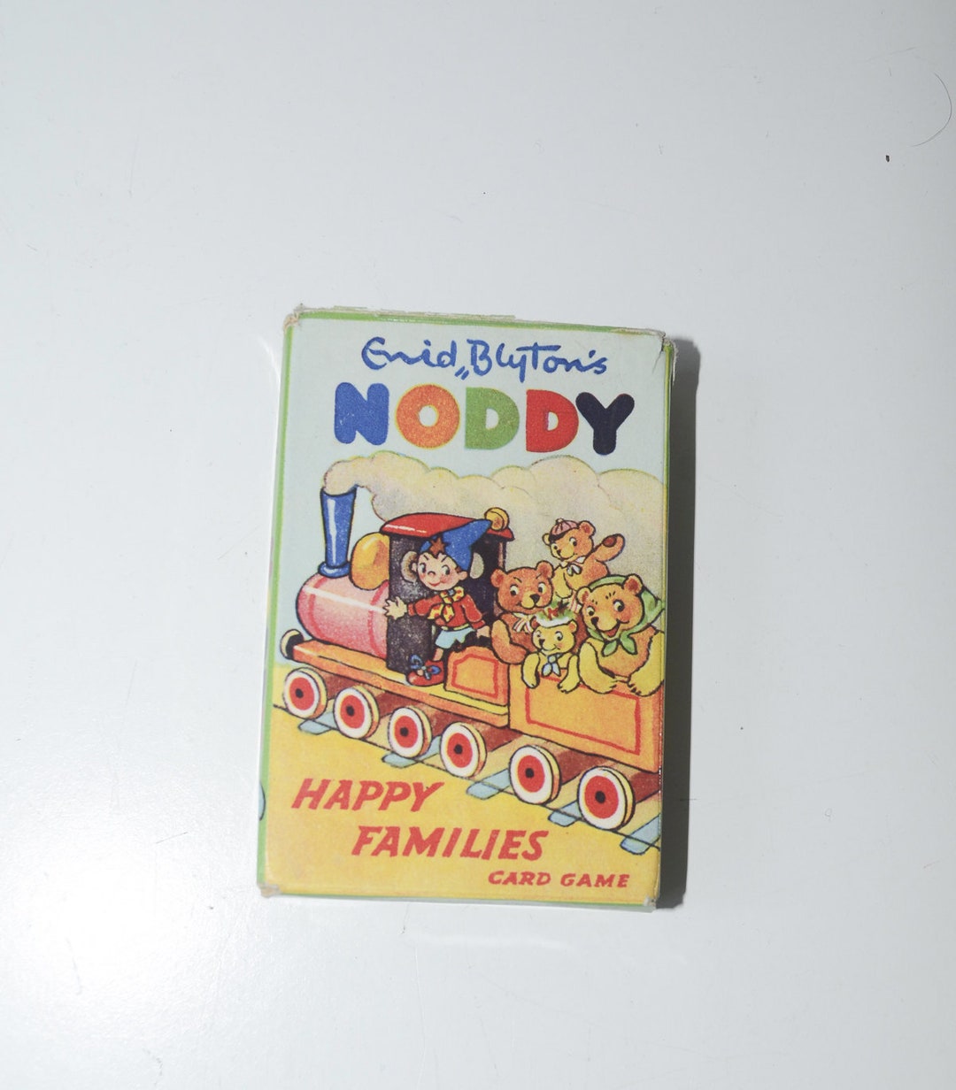 Vintage Enid Blyton's Noddy Happy Family Game Cards by Sampson Low - Etsy
