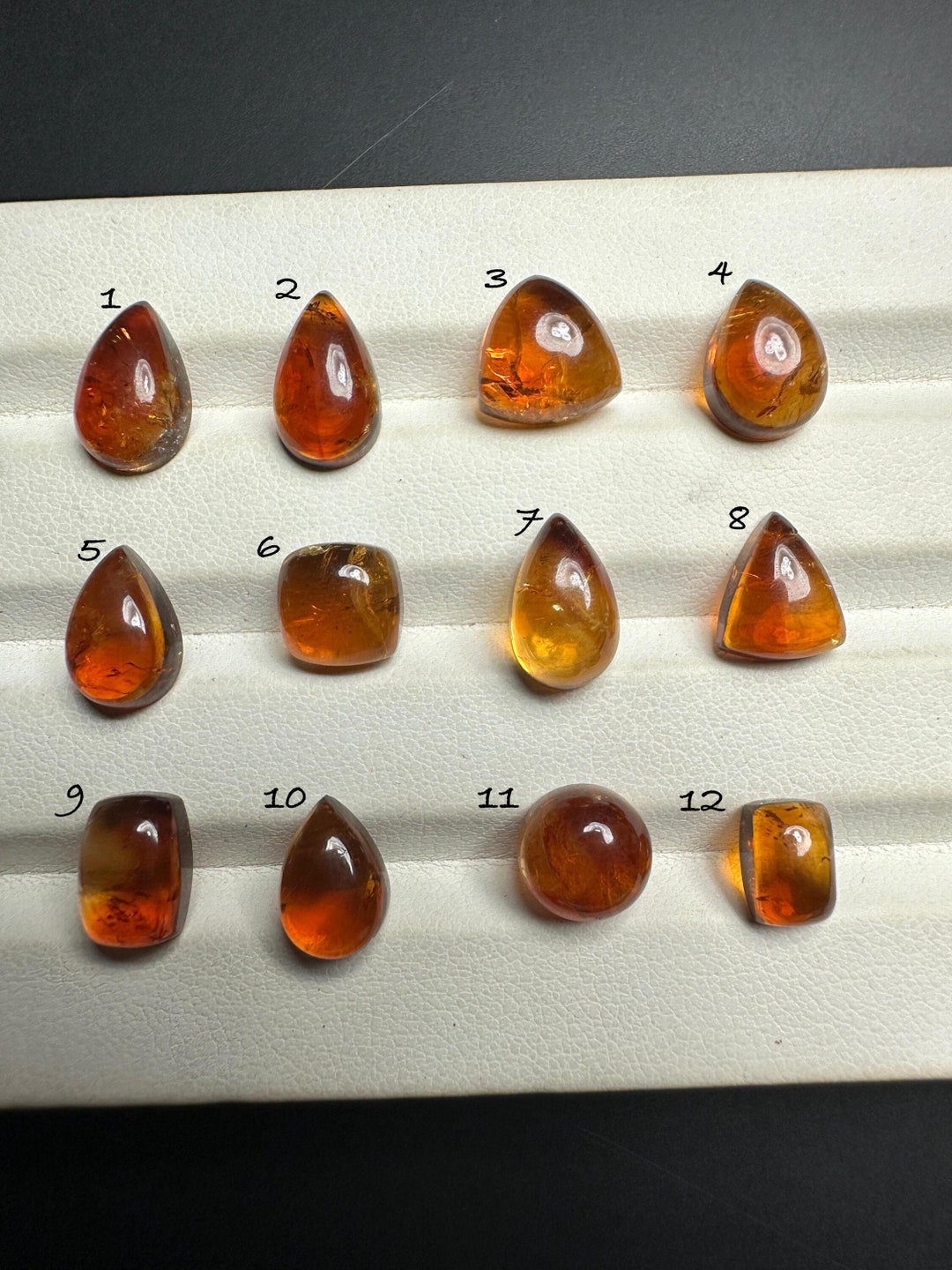 Madeira Citrine Cabochon Rare Brandy Citrine Cabochon Vibrant Orange ...