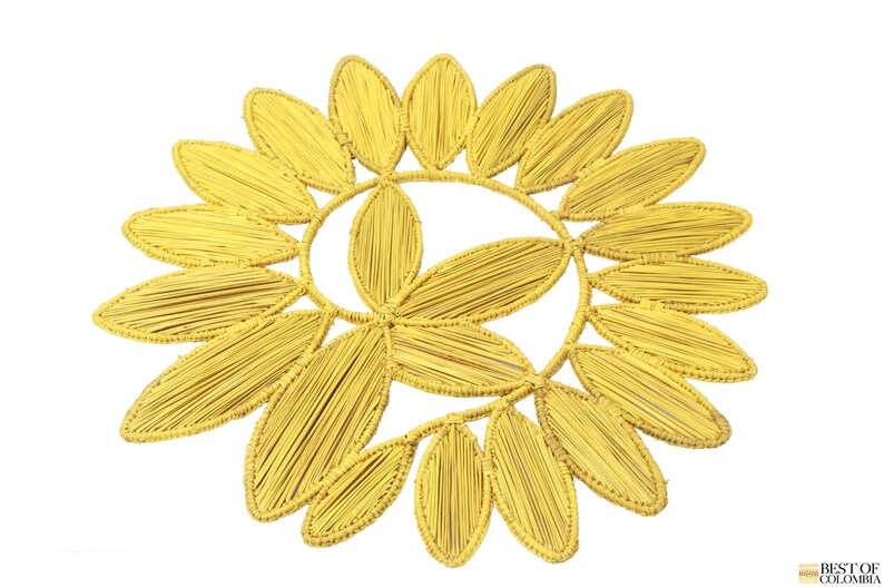 Spring Iraca/straw Placemat 6 Colors - Etsy