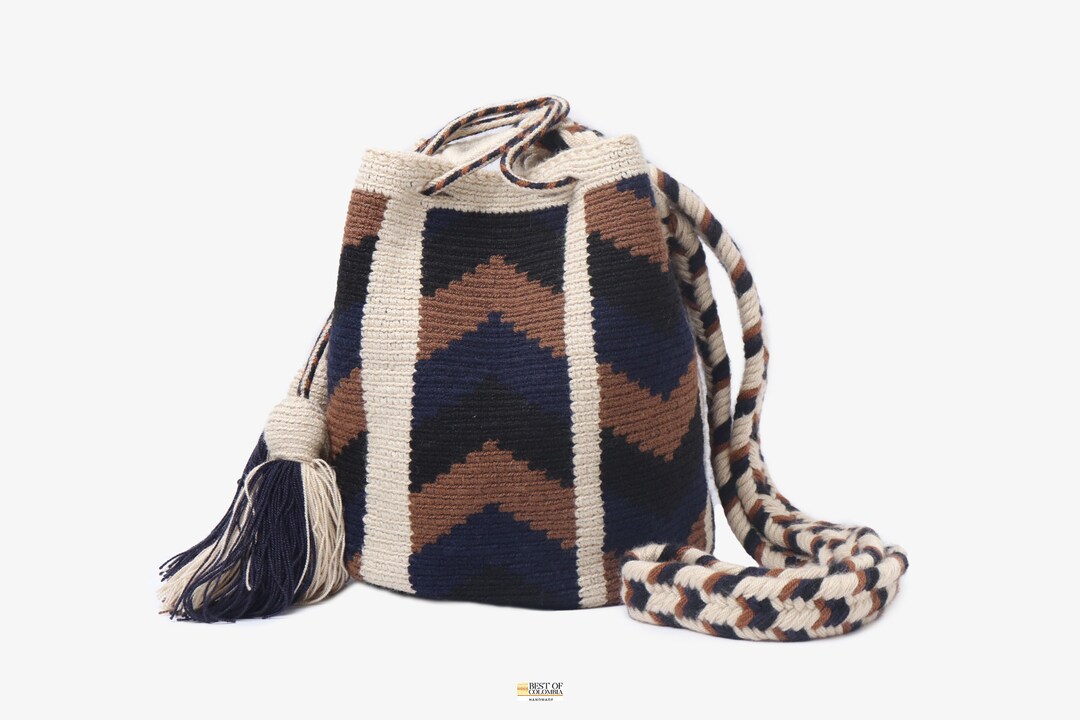 Maya Medium Wayuu Mochila Bag | Woven Bags , Hand Woven Bags ,ethnic ...