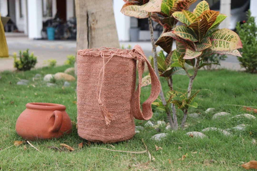 Blush Pink Fique Palm Bags Kankuamo Natural Fibers Shoulder Bags - Etsy