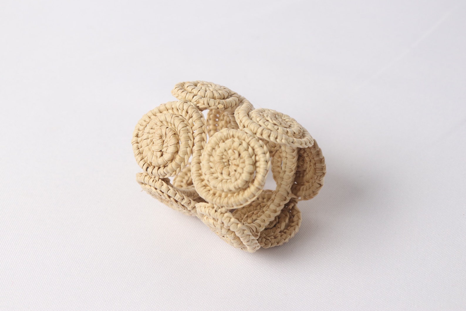 Caracoli Loop Iraca Palm Napkin Rings - Etsy