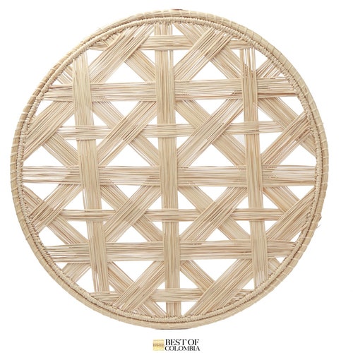 Spring Iraca/straw Placemat 6 Colors - Etsy