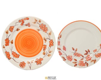 Orange Tea Set | Etsy