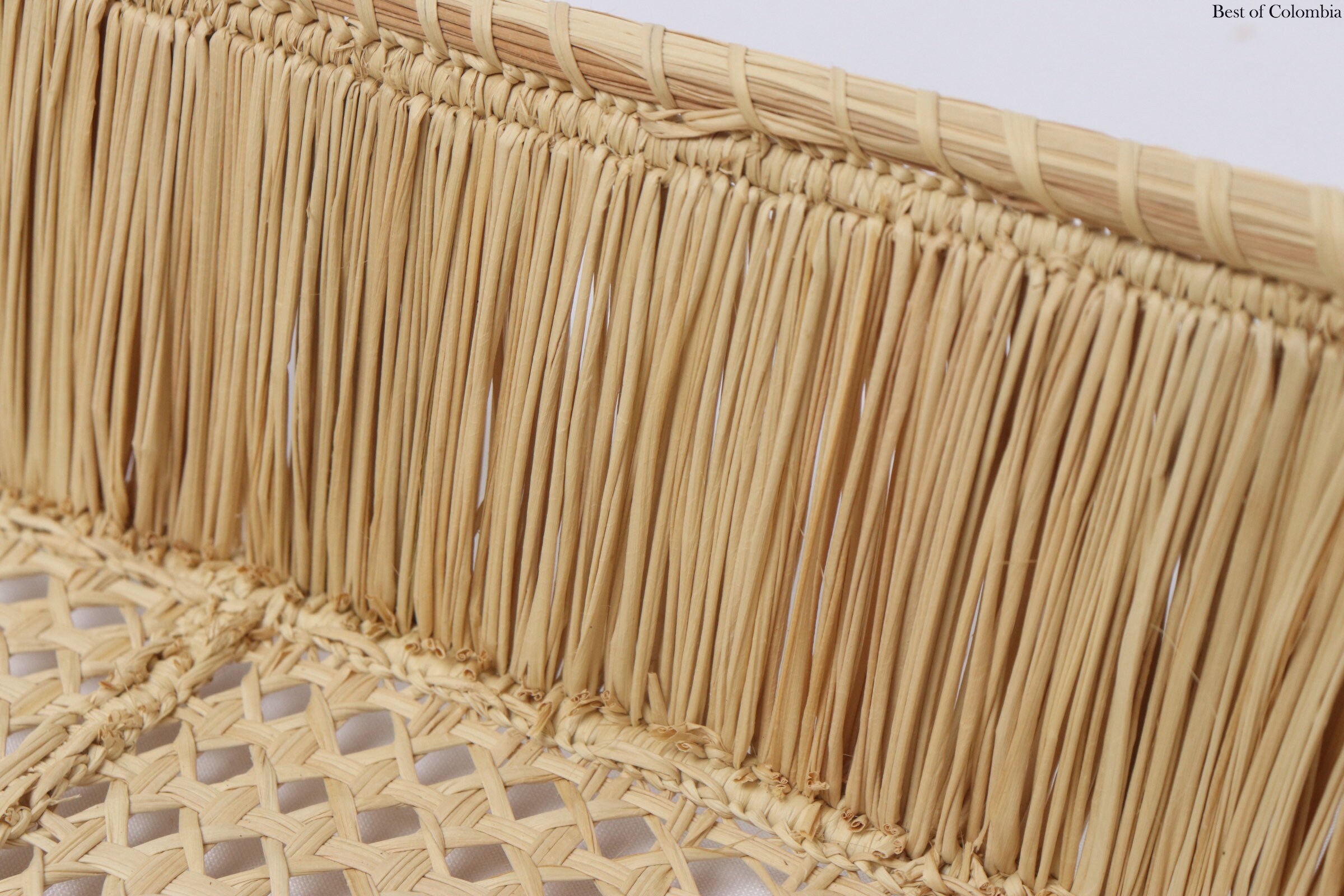 Iraca/straw Caracol Rectangular Tray 100% Handmade - Etsy