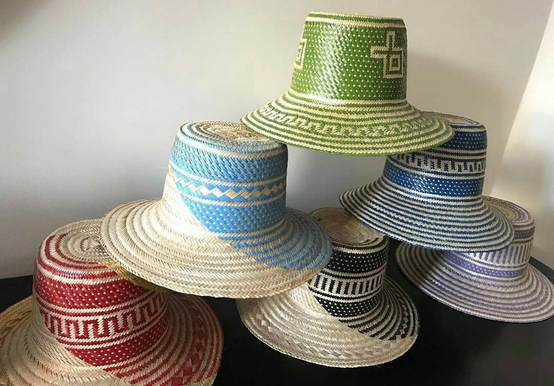 Colorfull Straw Hats Wayuu Hat Handwoven | Etsy