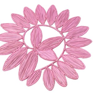 Spring Iraca/straw Placemat - 6+ Colors | Handmade Placemat Made With ...