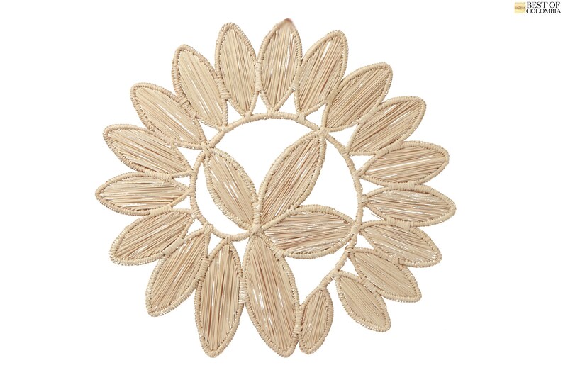 Spring Iraca/straw Placemat 6 Colors - Etsy