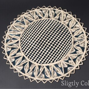 Iraca Palm Placemats 10 Colors Pyramid Style High Quality - Etsy