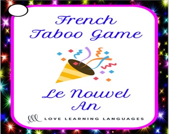 French January Scattergories Game Petit Bac Janvier | Etsy